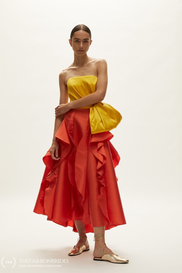 Reem Acra 2020 Birds of Paradise Collection – The FashionBrides